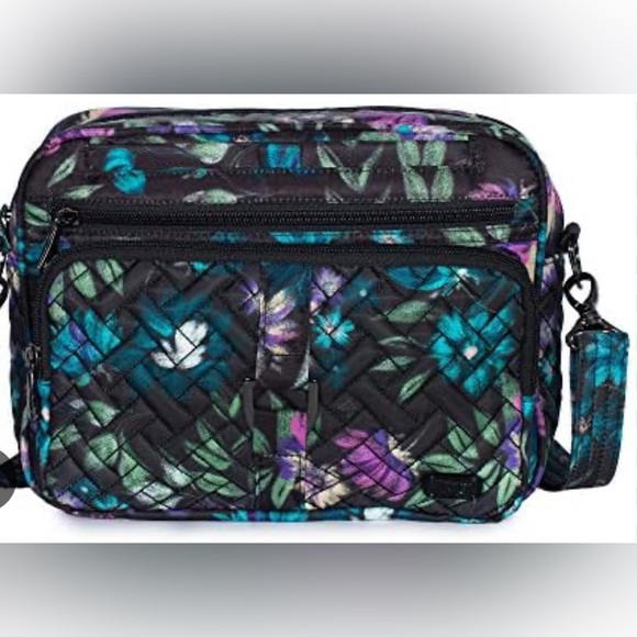 lug | Bags | New Lug Carousel Xl Convertible Bag In Bloom Black | Poshmark